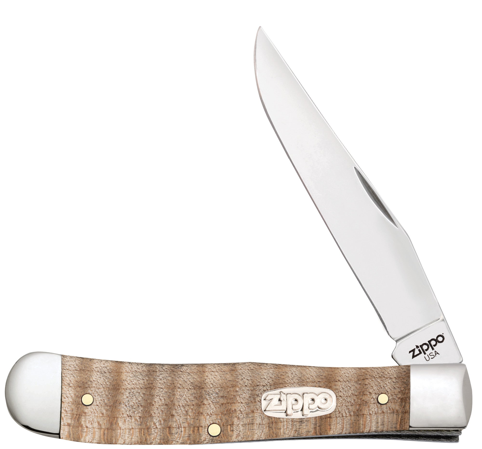 ZIPPO | Knife Curly Maple Wood Trapper