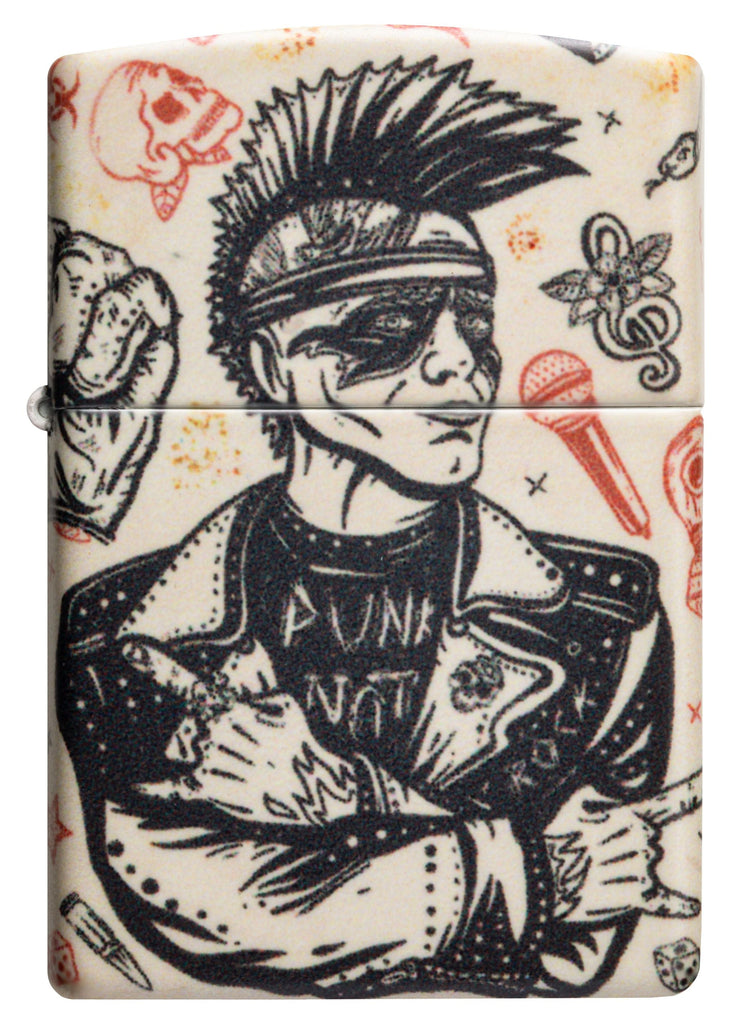 ZIPPO | Windproof Lighter Punk Rock Design
